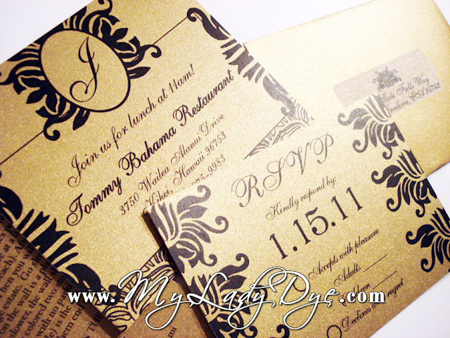 My Lady Dye - Handcrafted Stationery: A Wedding Invitation That ...