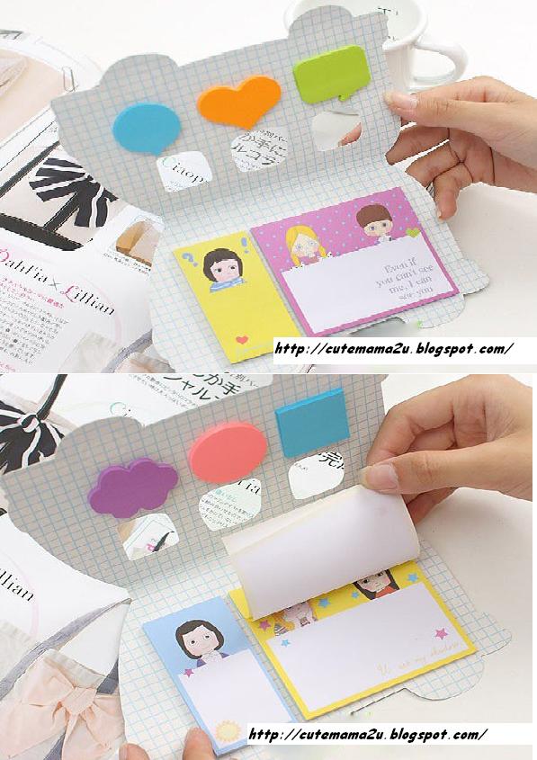 CuteMama: Sticky Note Pad - School Bus