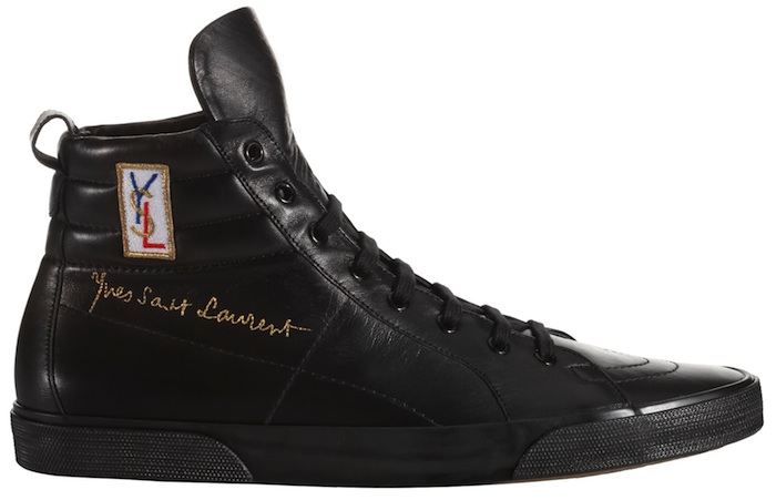 fresh out: NEW YSL BLACK HI TOP SNEAKERS****STRAICHT CRACK!