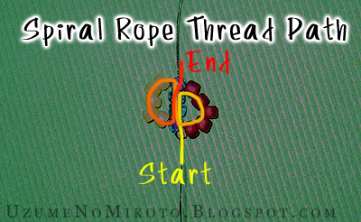 Uzume's Crafty Goodness: Spiral Rope Tutorial