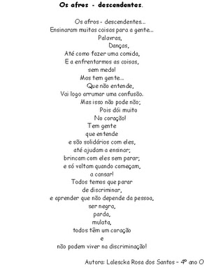 E.M.E.I.E.F "Prof. José Augusto Antunes do Amaral": Dia da Consciência ...