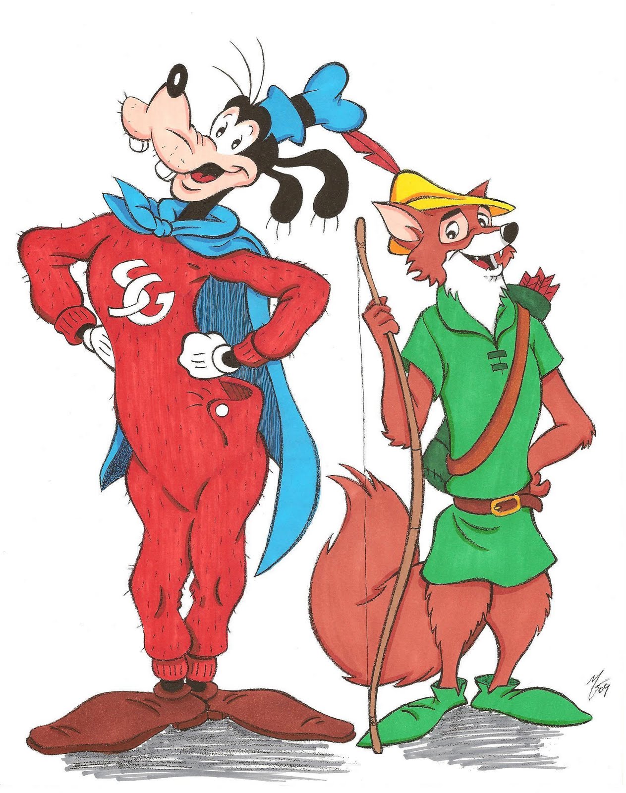 A view from a Goon: Super Goof and Robin Hood