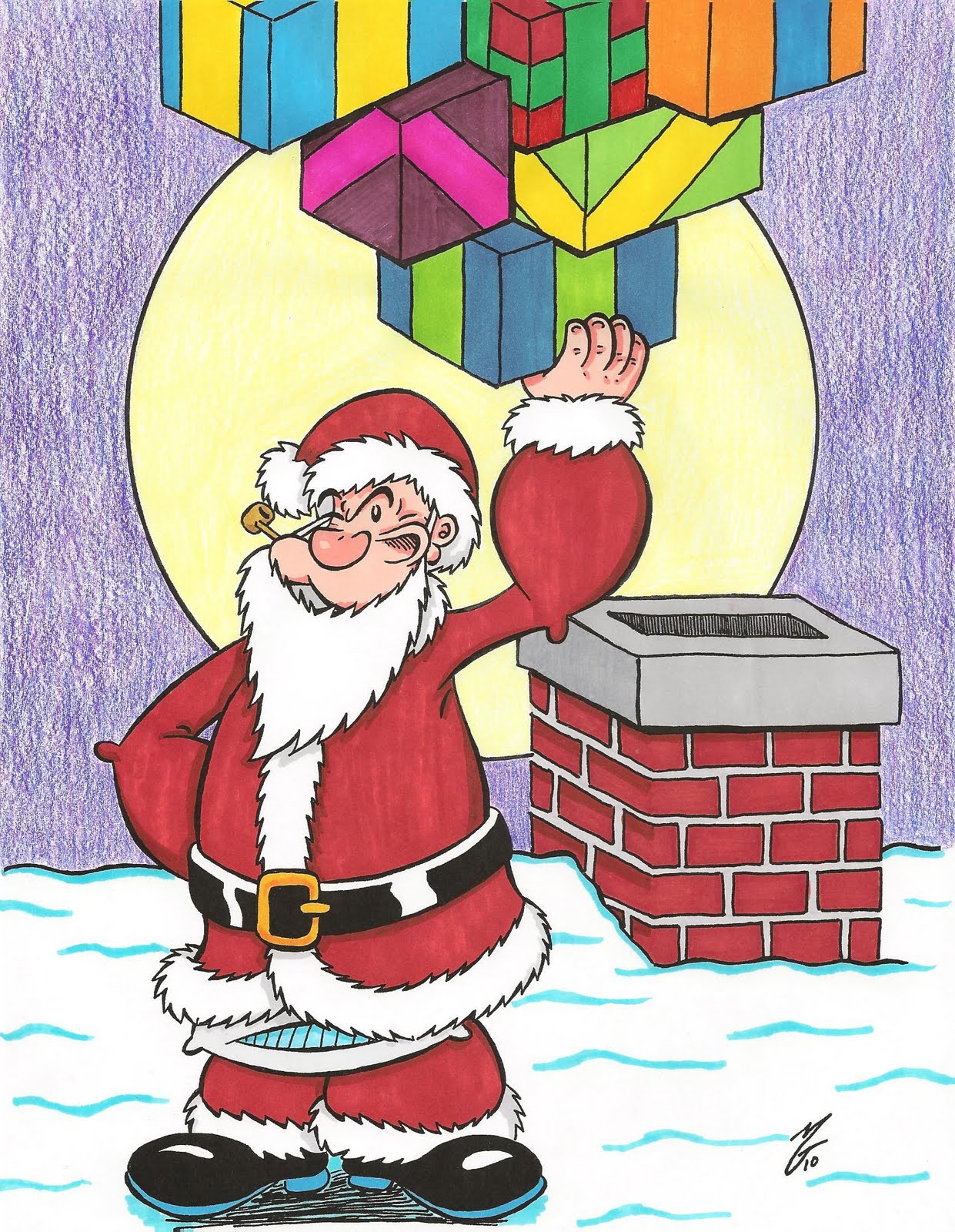 A view from a Goon: Santa Popeye