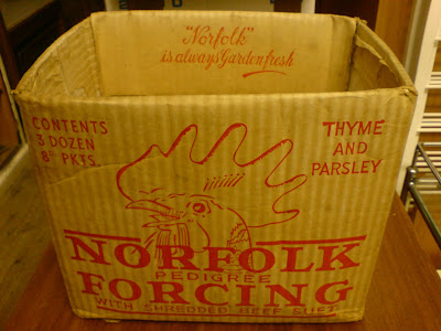 Styling and Salvage: vintage cardboard box {ebay}