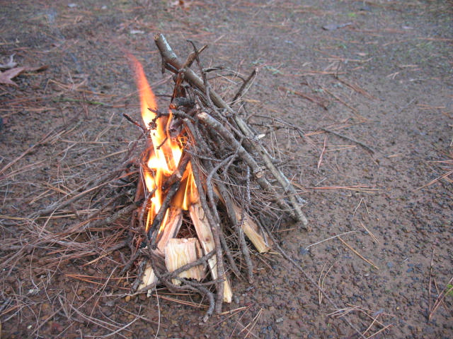 Sensible Survival: Wet Weather Fire Building