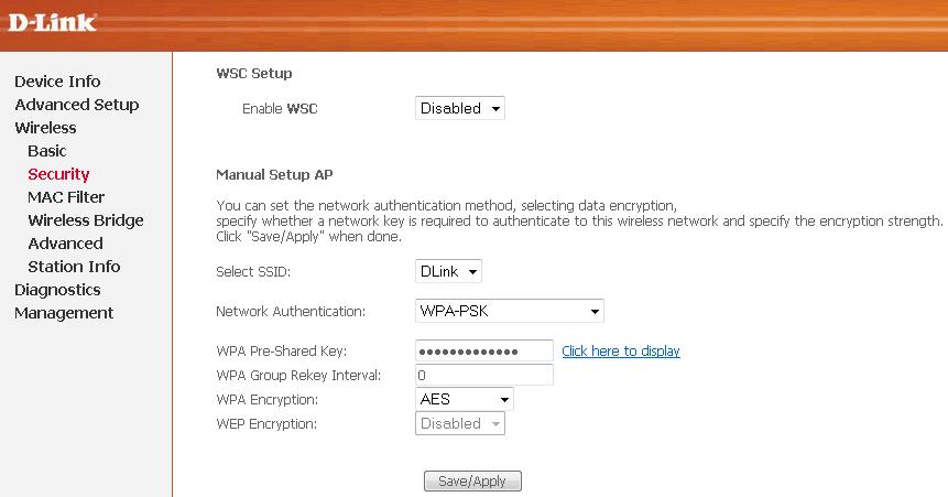 Kishantha Nanayakkara: Password protect D-Link wireless router DSL-2640U