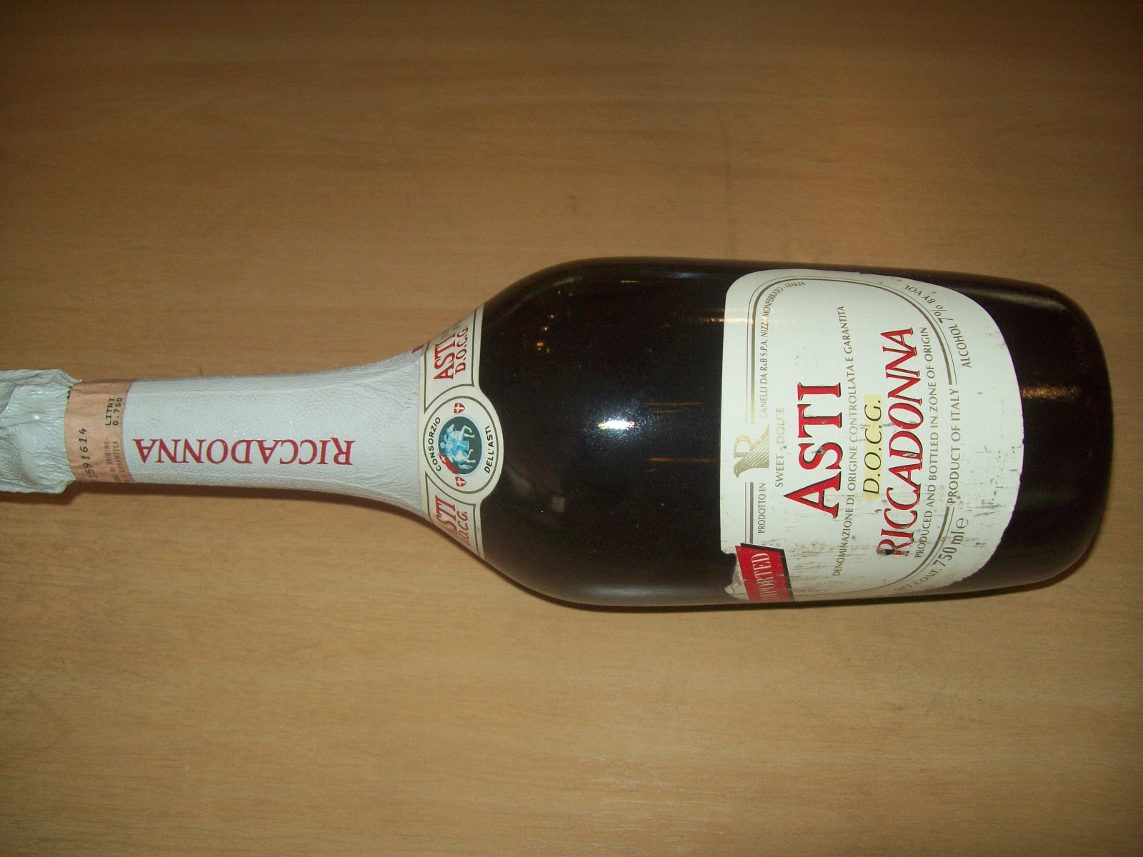 Café Czar: Vinho Italiano Espumante Asti RICCADONNA 750ml