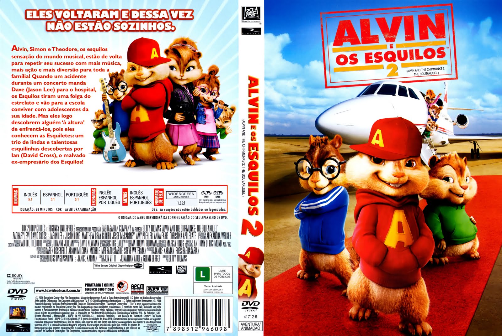 Alvin e os Esquilos - Capas Covers - Capas De Filmes Grátis