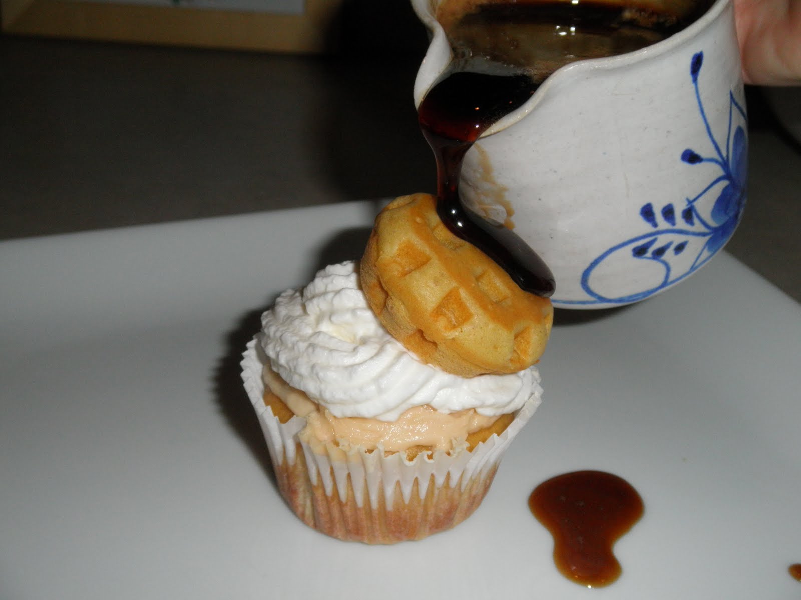 Ovenly Delights: Waffle "Whoops!" Cupcakes (for Mystery Box Cupcake ...