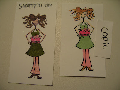 Scrappin Ashley: Stampin Up and Copic Comparison