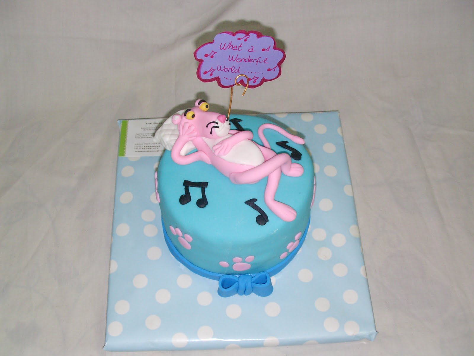 The Queen Of Tarts: Tarta La Pantera Rosa