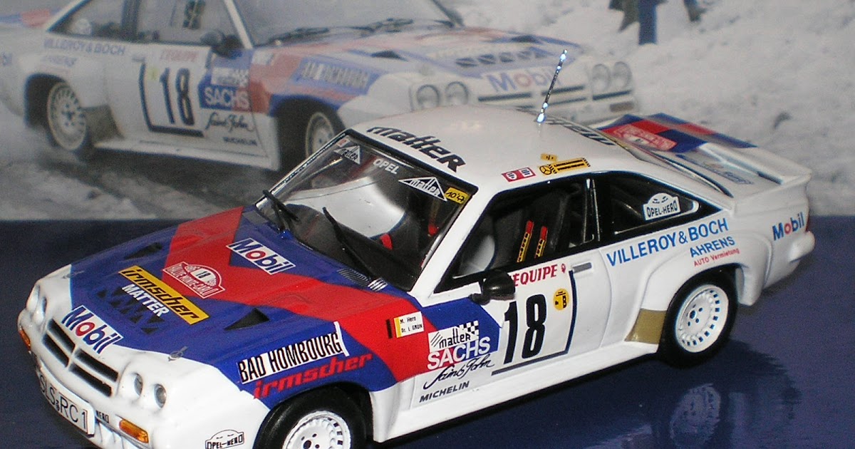 QUATRO RODINHAS: Opel Manta 400 - M. Hero - L. Grun (Rali de Monte ...