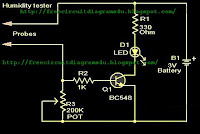 FREE CIRCUIT DIAGRAMS 4U: Humidity tester