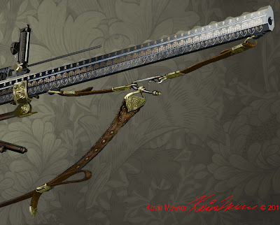 Mowrer Art Steampunk Frankenstein and more: Steampunk Aether Rifle ...