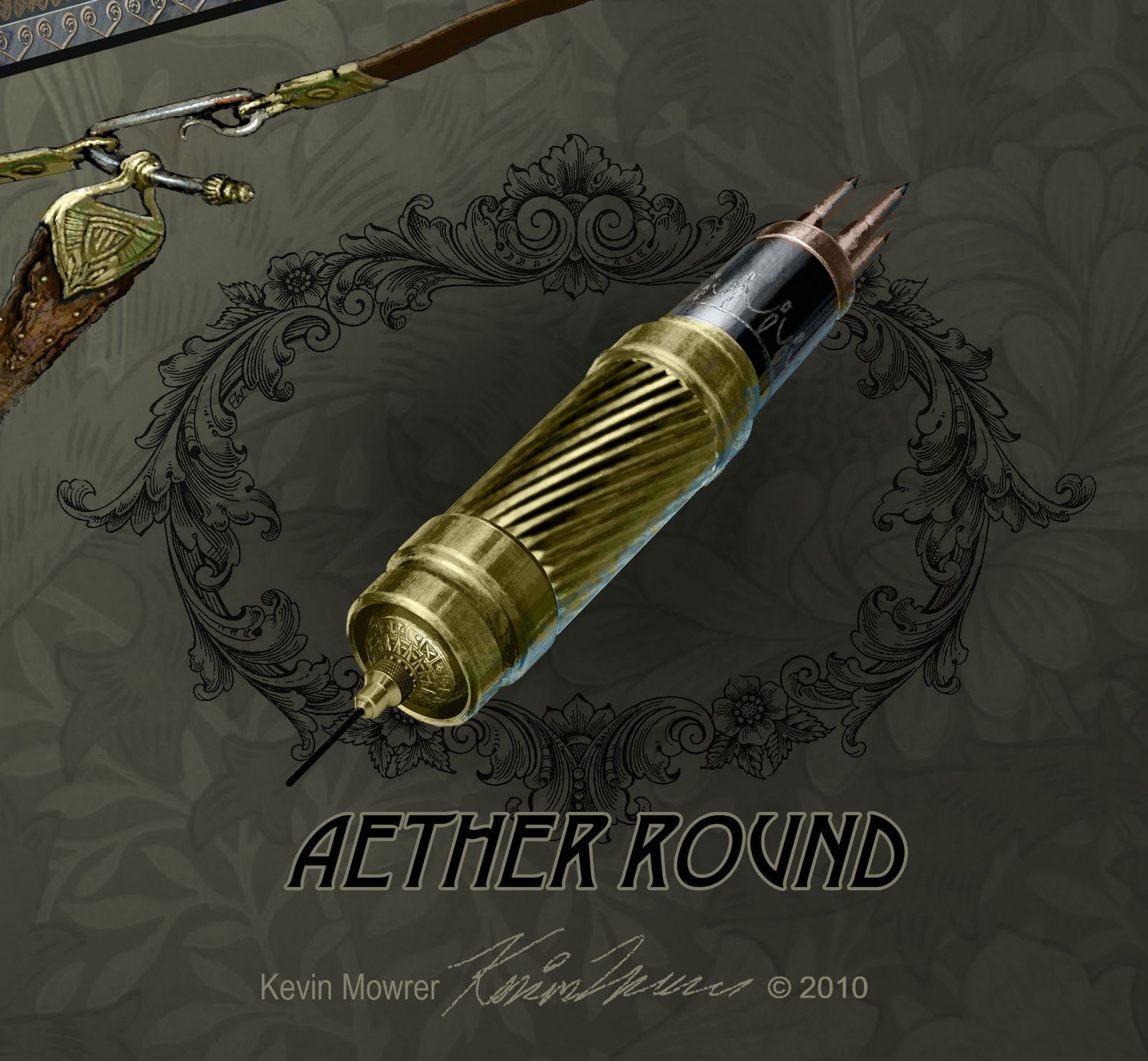 Mowrer Art Steampunk Frankenstein and more: Steampunk Aether Rifle ...