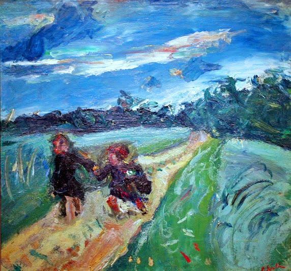 ART and ARCHITECTURE, mainly: Chaim Soutine's expressionist landscapes