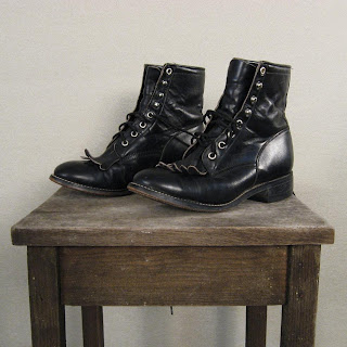small earth vintage: rugged boots and bags