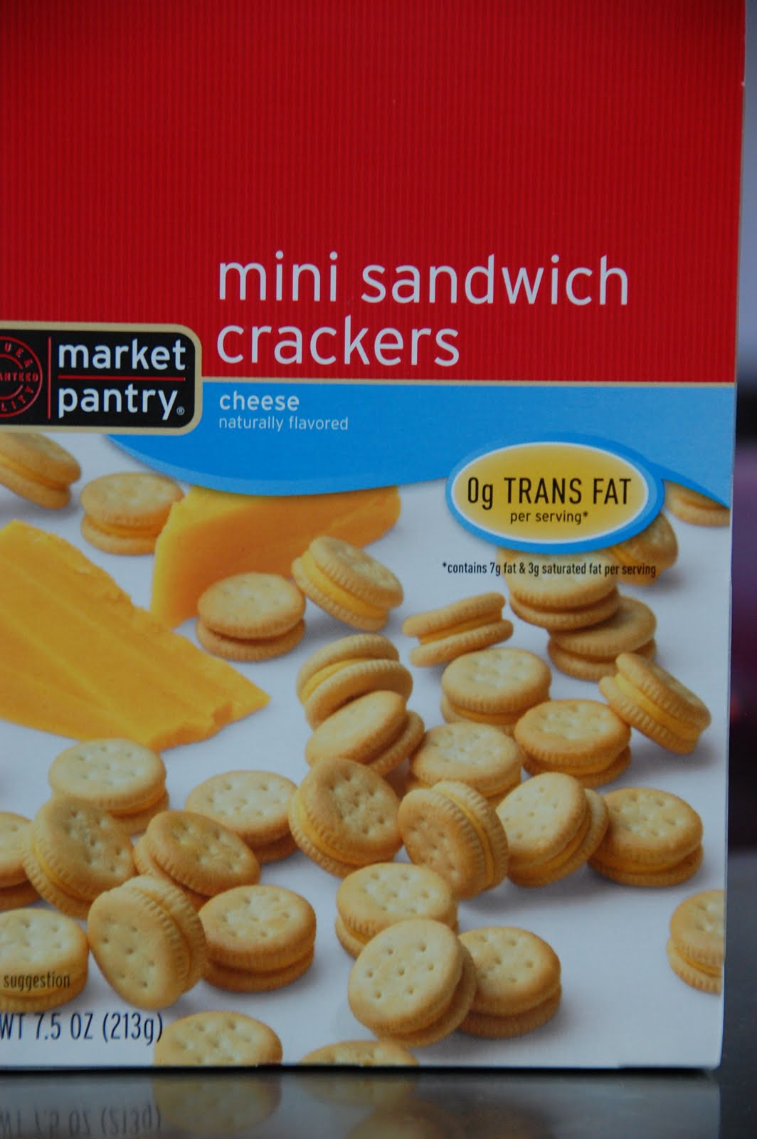 What my kids are eating: Mini sandwich crackers from Market Pantry