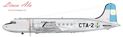 Linea ALA: DC-4 aeronavales - Momentos destacados