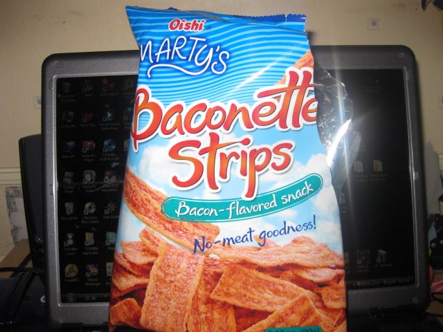 walking with sunshine: Oishi Baconette Strips