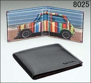 Paul Smith Collection: Paul Smith Black Leather Mini Car Billford Wallet