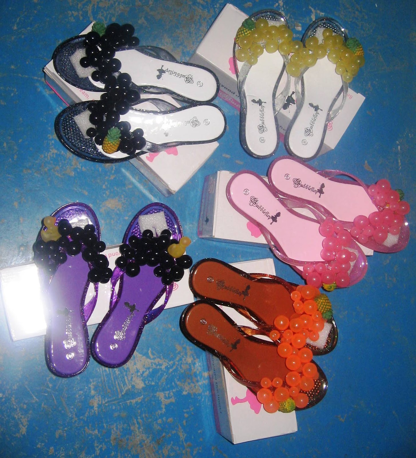 MS.SHAI ONLINE SHOPPE: ELEGANT BUBBLE FLOPS QUAD A!