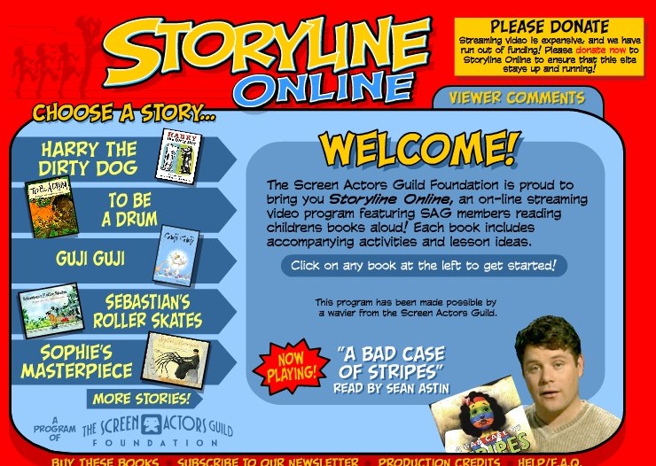 Explore 0-4...: Storyline Online, by the Screen Actors Guild Foundation