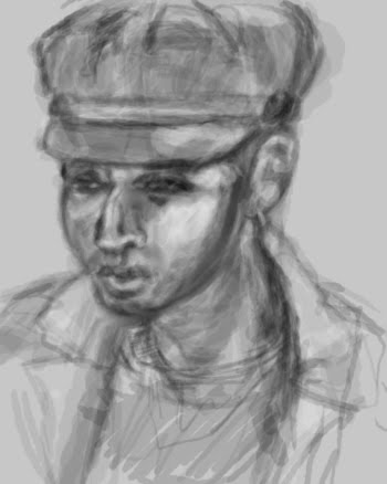 Josiah Sarr's Sketch Blog: Sketching ppl @ NYPL 09202010