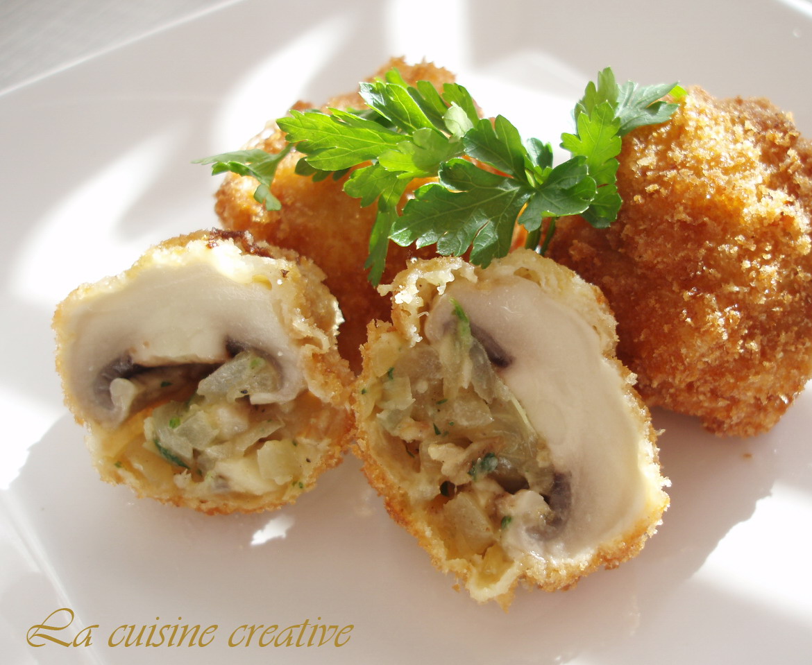 La cuisine creative: Pohovane pecurke