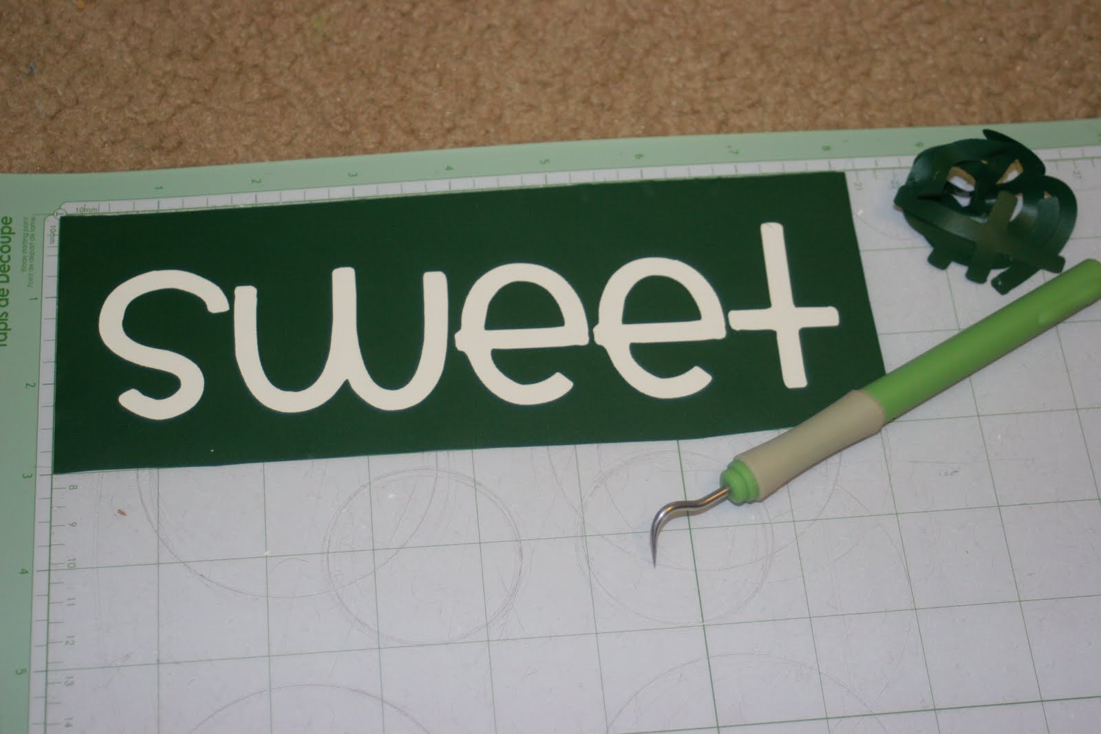 Nursery Rhymes and Sweet Times: Glass Etching Tutorial-A Sweet Cookie Jar