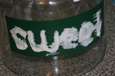 Nursery Rhymes and Sweet Times: Glass Etching Tutorial-A Sweet Cookie Jar