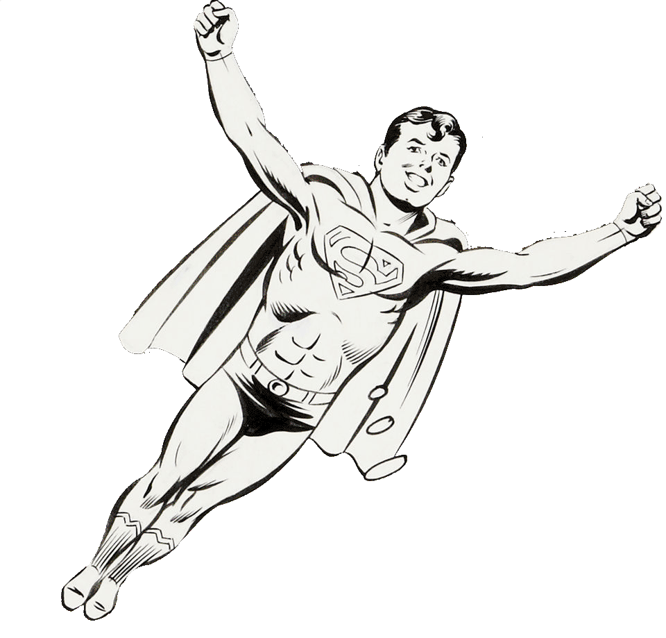 Superboy Pages Coloring Pages