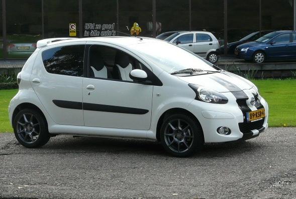 The CityBug: Modified Black&White Toyota Aygo