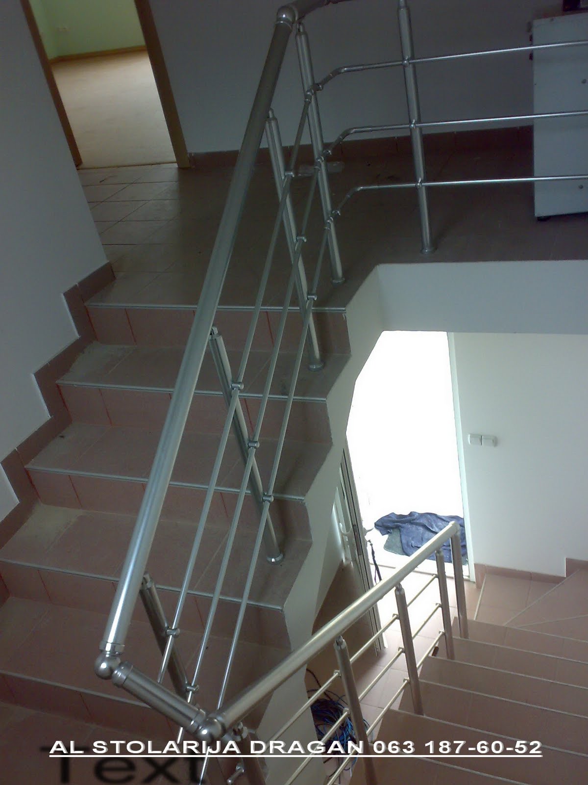 Aluminijumske ograde i gelenderi - Fence: stepenice