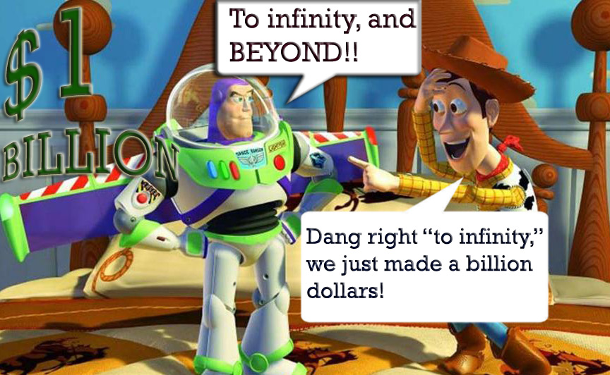 Disputed Knowledge : TOY STORY 3 PUSHES ONE BILLION