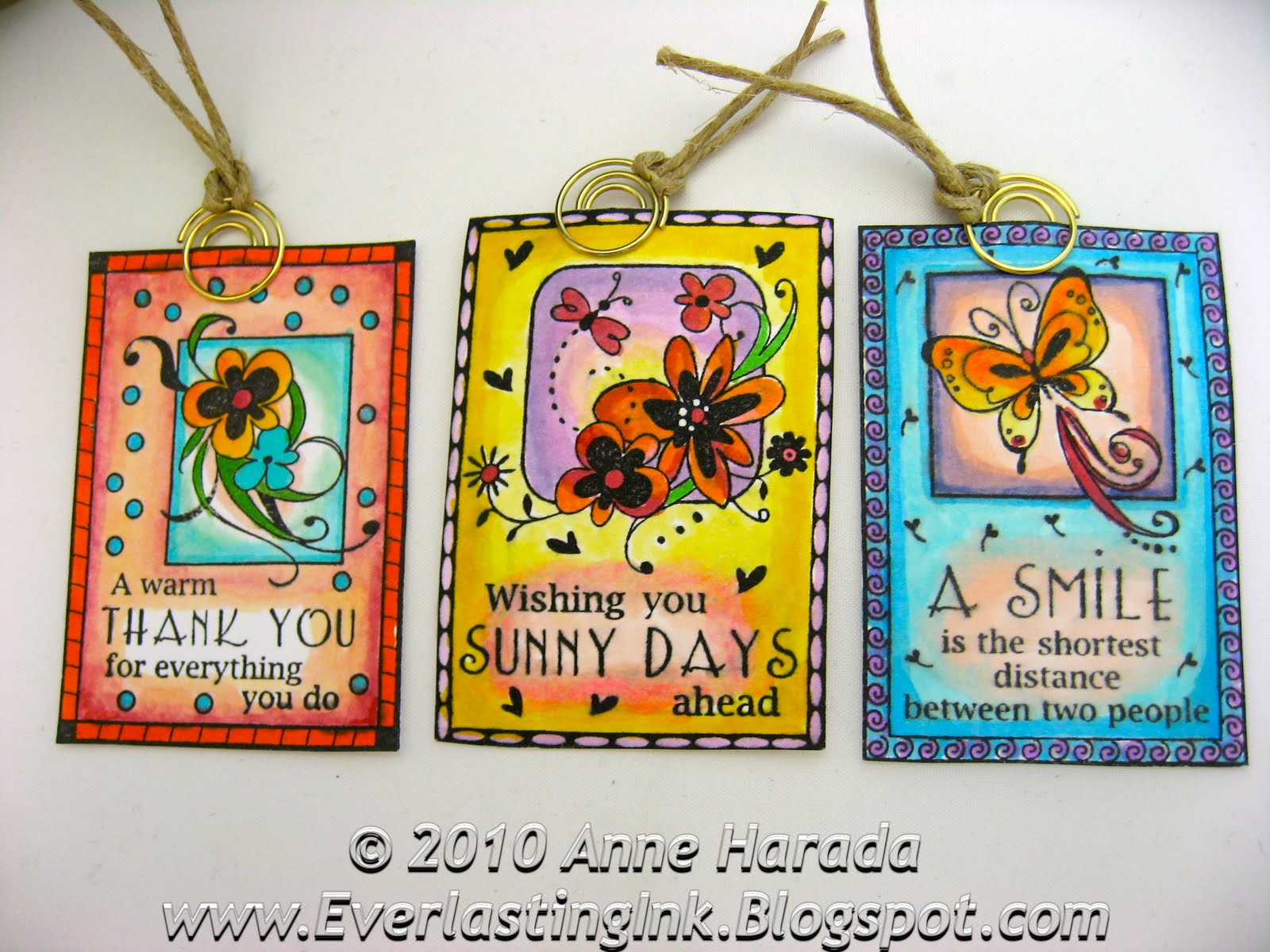 Everlasting Ink: Mini Tags Card Set