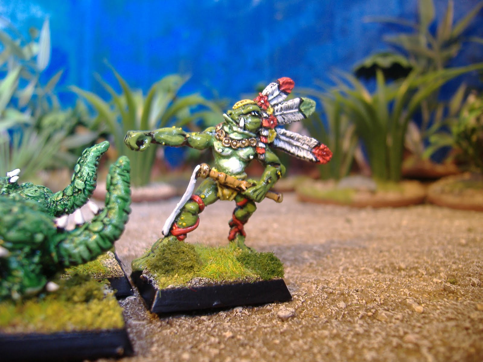 Jon's wargames minis: Slann Beast Master