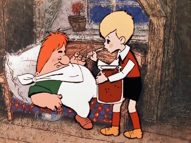 CARTOON, SOVIET CARTOON: Junior and Karlson (with English subtitles ...