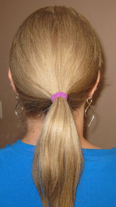 My Bumpy Middle Aged Long Hair Journey: Hairstyle How-To: Flipped Ponytail