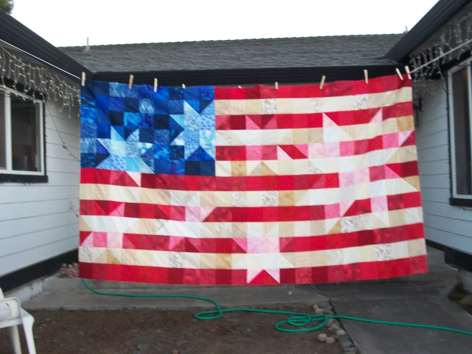 What They're Doing Now: Flag Quilt