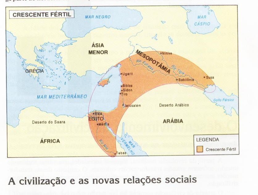 Mapa Do Crescente Fertil - RETOEDU