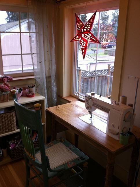 Custom Made Sewing Table | Quilting in the Rain