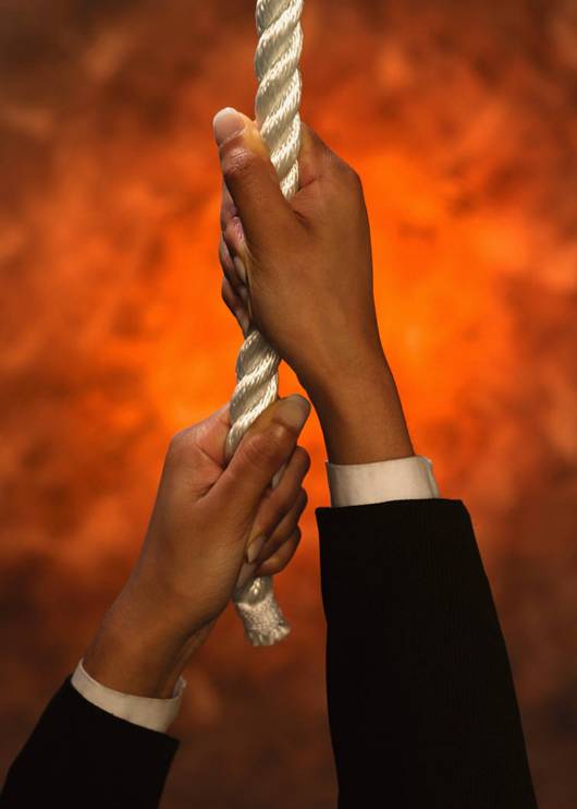 Liberty Ink Blog: A Piece Of A Sermon...Just Hold On To Jesus