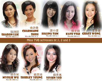 TVB Stuffs: Miss TVB actresses, nr 1, 2 & 3