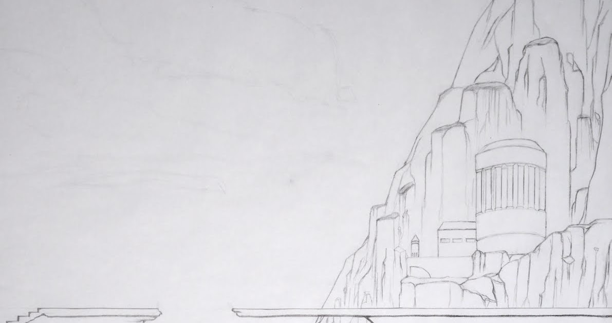 Personal Deity the art of Steve Riparip: Mount Olympus Drawing