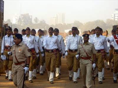 My Maharashtra: Mumbai Police Force at 2011 Republic Day Parade Shivaji ...