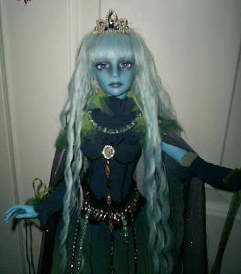 Her Collection of Dreams: Beautiful Blue Skinned Fairy