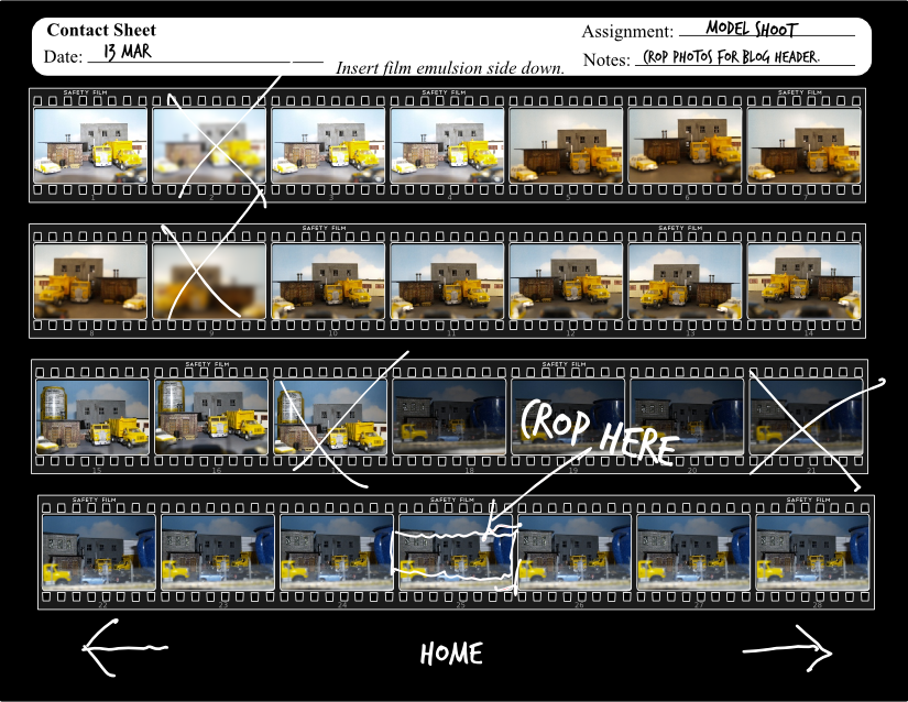 Tilt Shift Sucks.: A Realistic Contact Sheet.