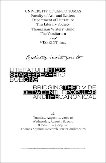 VISPRINT: Invitation / Programme