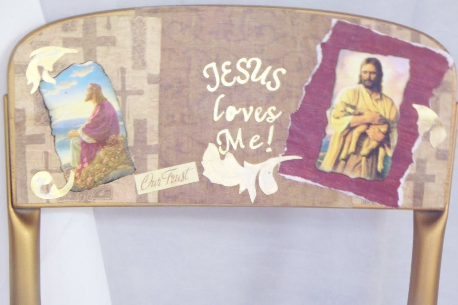 I teach Preschool: Completed Jesus Chair